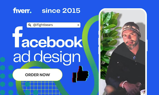 Facebook ad design creatives by Ifightbears | Fiverr