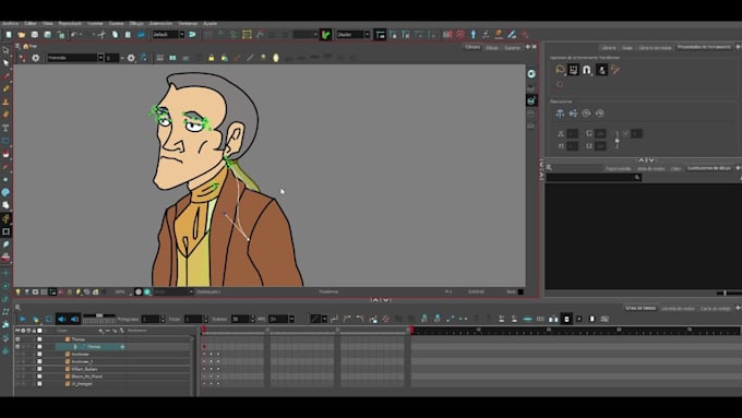 Design characters for cut out animation by Cyan_platas | Fiverr