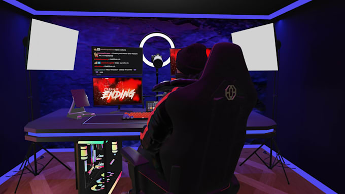 Create 3d loop animations for streamers brb starting soon by Vision_3d ...