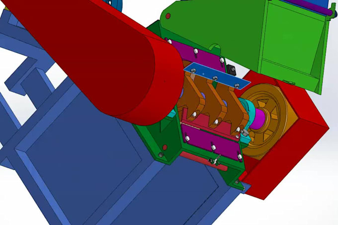 Do solidworks design components and assembly by Nourtarek2205 | Fiverr
