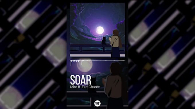 Design your custom music cover with audio visualizer by Iifrat | Fiverr