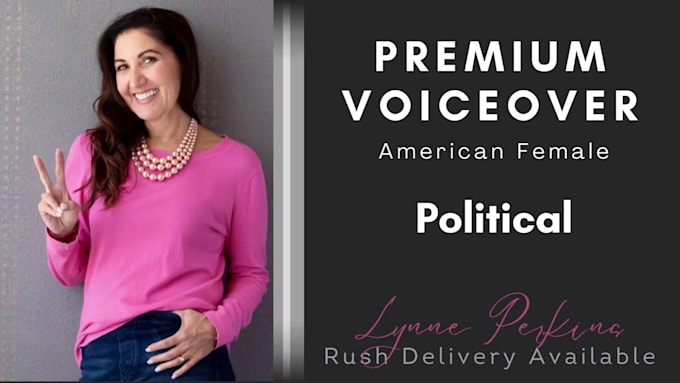 Record your female political voice over for your campaign by ...