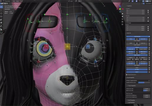 Rig, weight paint, bones, mesh, visemes, fix 3d avatars, vtubers, vroid ...