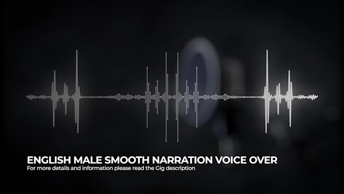 Record a smooth narration voice in english by Projectnexus | Fiverr
