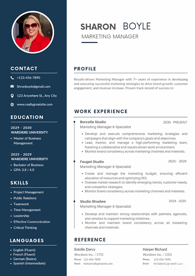 Write professional and perfect cv and resume by Kelvincvwriter | Fiverr