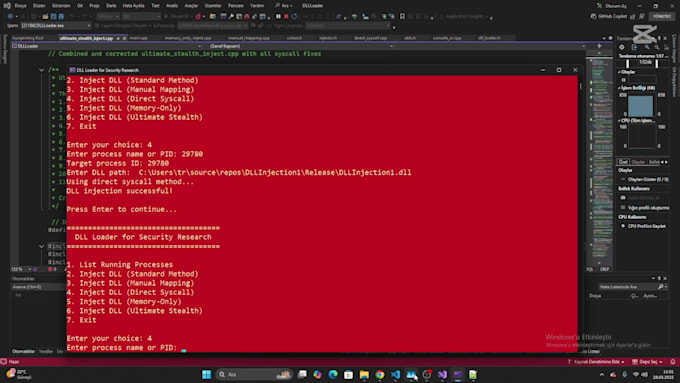 Create A Custom Dll Injection Tool For Security Testing And Red Team Use By G3ce99 Fiverr