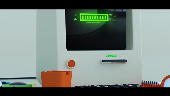 Create for you a 3d computer cartoon custom logo animation by Studio_33 ...