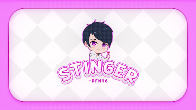 Make a beautiful stinger overlay for stream by Roufanluthfi46 | Fiverr