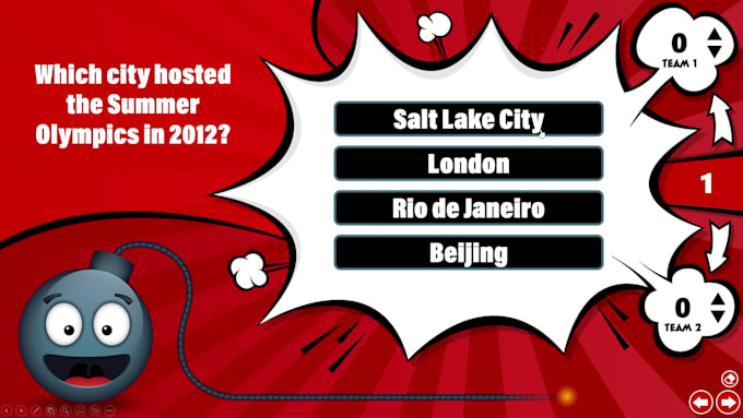 Create an interactive trivia powerpoint game by Skoogm | Fiverr