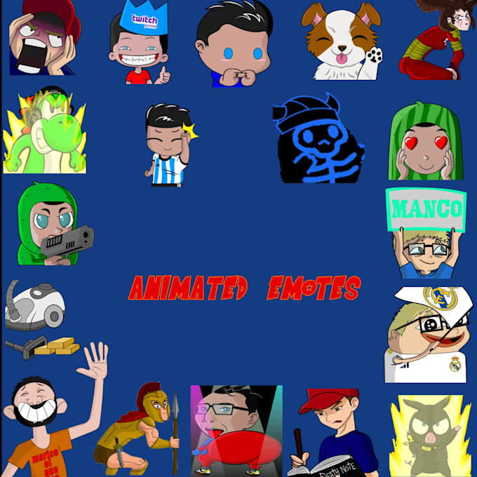 Make emotes animations for twitch and kick by Chorch_small | Fiverr