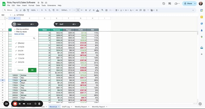 Create rota, hours, wages software by Maxdavies236 | Fiverr