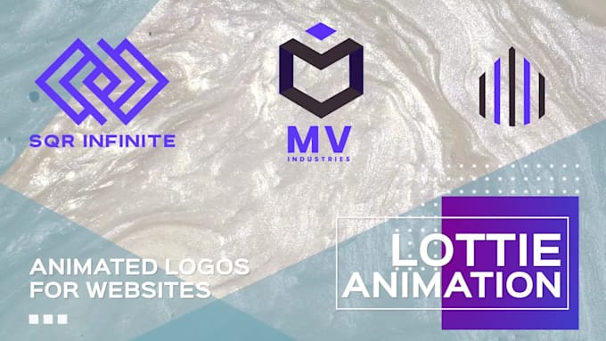 Make an animated lottie json for web or app from vector by ...