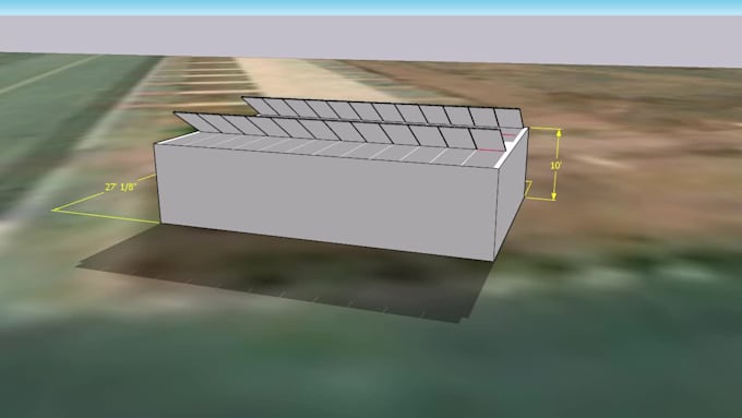 Design solar pv system on sketchup, pvsyst, helioscope and autocad by ...