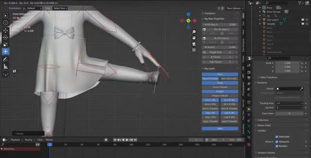 Rig3d for wd,animaze, vseeface,3d character rigging, rig3d arkit52, ue5 rig,nsfw by Imchosed ...