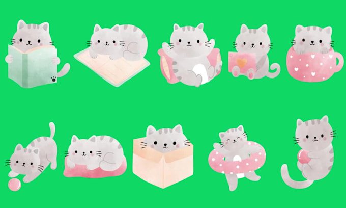 Design custom animated stickers gifs for your messaging by Mustaphaam21 ...