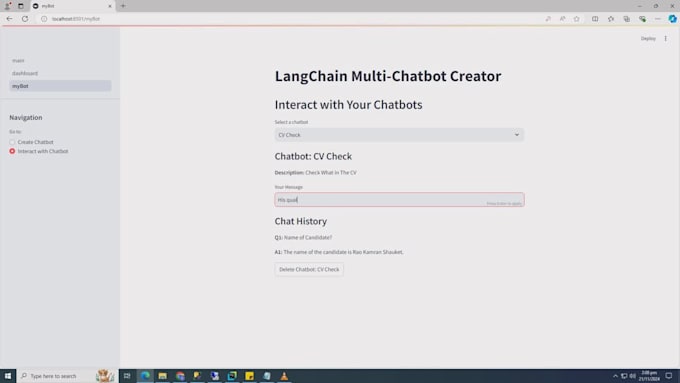 Develop lang chain llm ai chatbot using rag generative ai by Raokami | Fiverr
