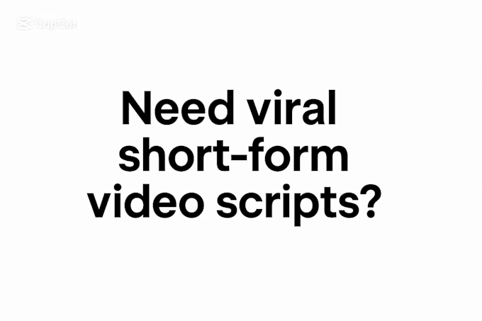Create ready to film short form video scripts with captions by Pyosejin | Fiverr