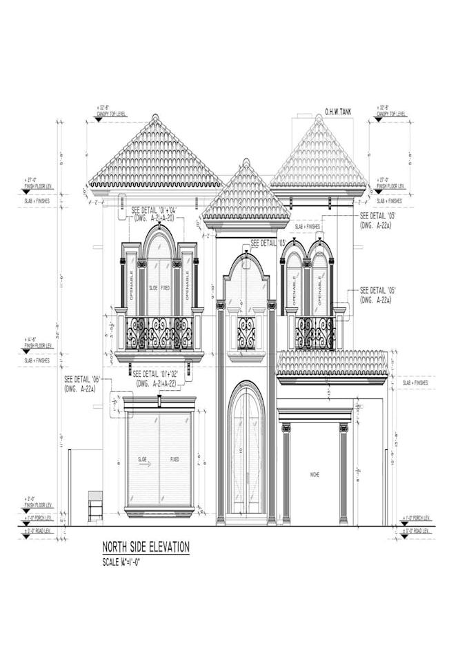 Create your architecture detail 2d shop drawing in autocad by ...