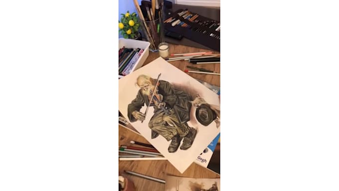 Draw by hand a colored illustration of your choosing by Semateker | Fiverr