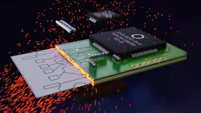 Build pcb 3d design, pcba design for packet tracer, arduino, stm32 ...