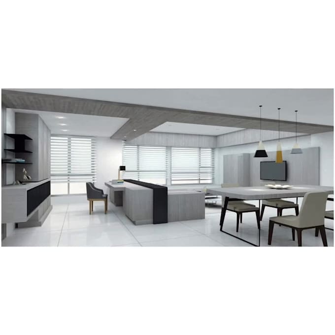 Render realistic interior scenes by Chsien06 | Fiverr