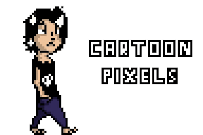 Make cartoony pixel art by Kllmpn | Fiverr
