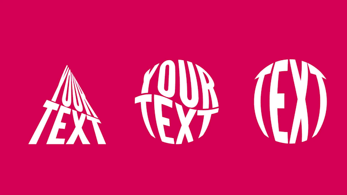 Create a simple shape text logo by Svenssondesign | Fiverr