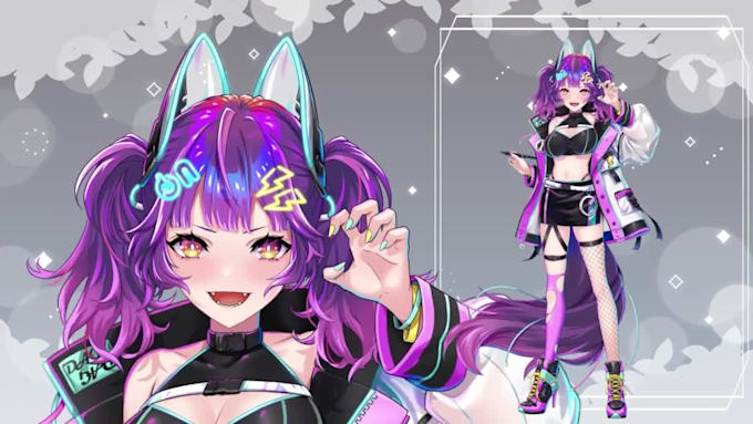 Draw and rig live2d vtuber model, pngtuber, 2d vtuber rigging, 2d ...