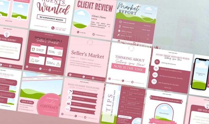 Create real estate templates by Indiragrace | Fiverr