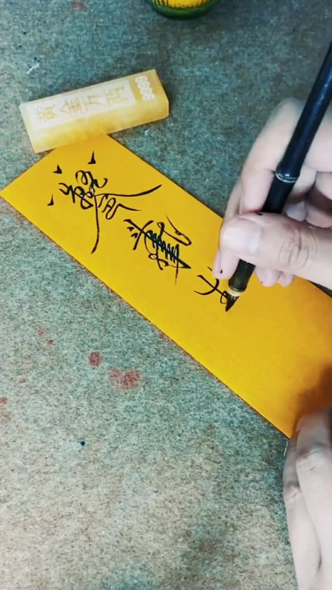 Draw talismans to bring you good luck in career family love study by ...