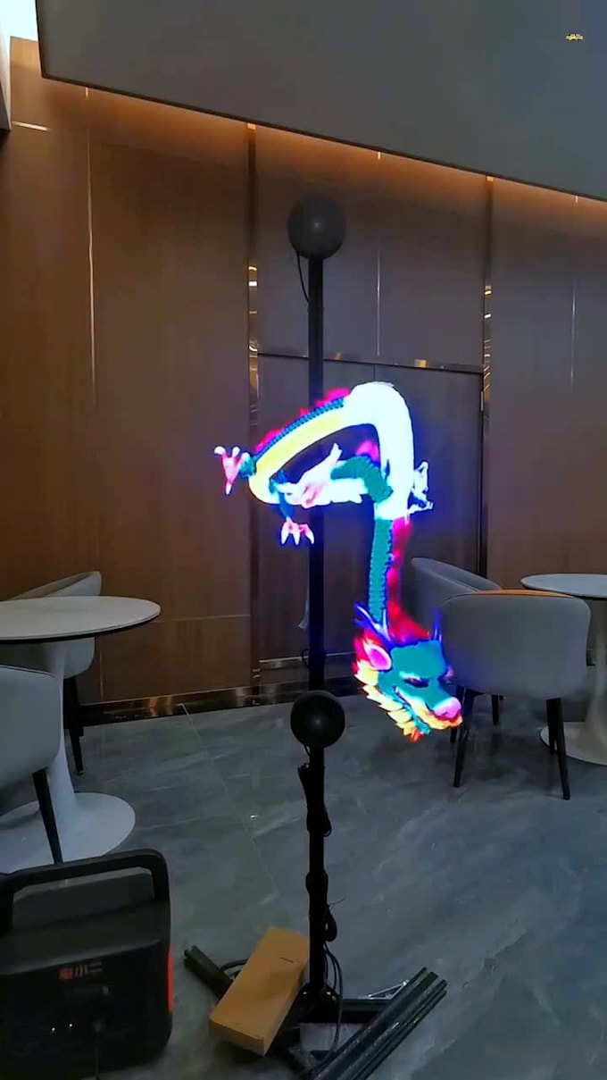 Create 3d hologram animation 3d hologram logo hologram fan product ads ...