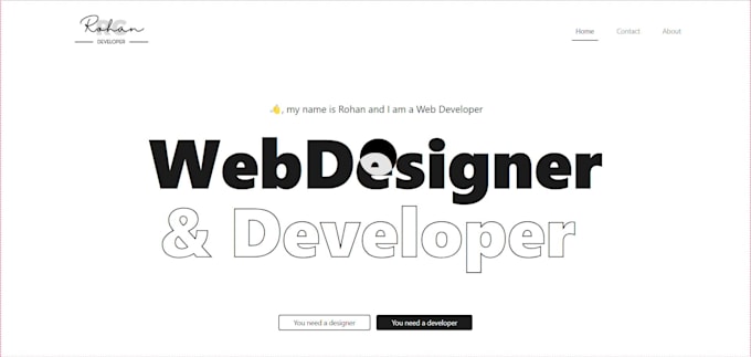 Be Your Frontend Web Developer In React Js By Rohan7835 Fiverr