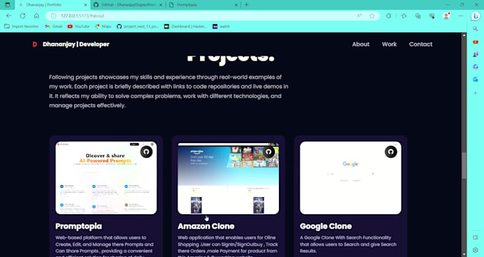 Do web development in html,css,js,react by Dhananjay_dogne | Fiverr