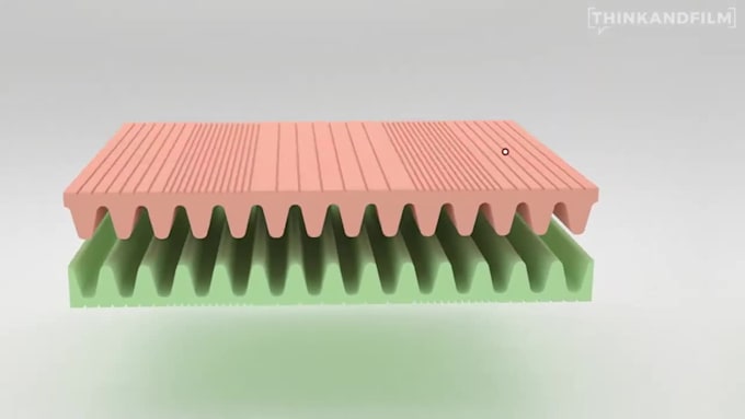 Create 3d mattress animation in section 3d visualization of mattress by ...
