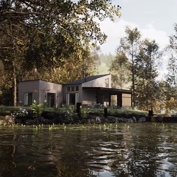 Create architectural visualization exterior animation by Akm_design02 | Fiverr