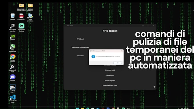 Optimize pc with my tweaks, custom os and i have various fps boost packages by Domenicopaduano ...