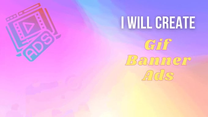 Create personalized gif banner ads of any size by Haseebchughtai6 | Fiverr