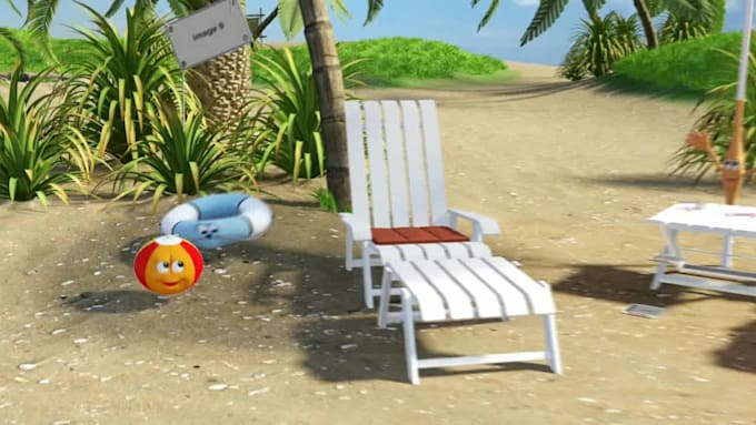 Customize 3d animated summer vacation promo video by Santonur1 | Fiverr