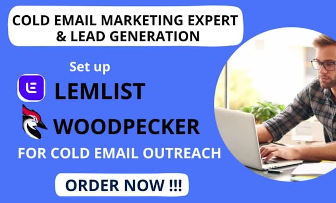 Setup lemlist, woodpecker for cold email outreach by Digitalsavvy944 | Fiverr