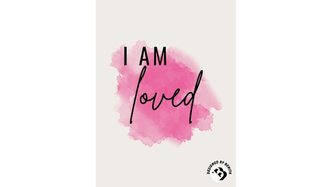 Design positive affirmation canvas wall art for you by Bennyurl | Fiverr