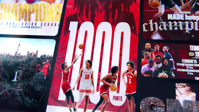 Design a sports graphic, poster, flyer, banner, committed edit by ...