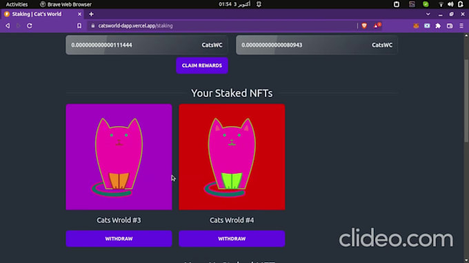 Create Nft Minting Staking Web3 Using Thirdweb Contracts By Ahmedbargady10 Fiverr