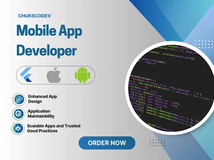 App Development Flutter Developer Android App Ios App By Chukkydev Fiverr 0357
