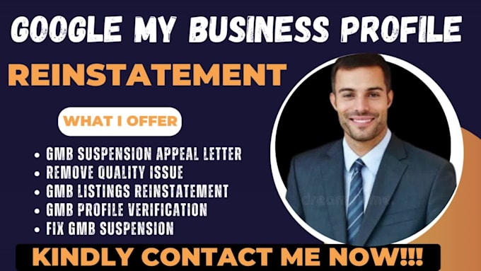 Reinstate optimize setup google my business profile verification fix gmb listing by Henryosca ...