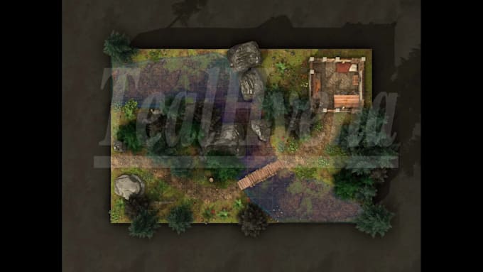 Create a custom battle map for you by Tealhyena | Fiverr