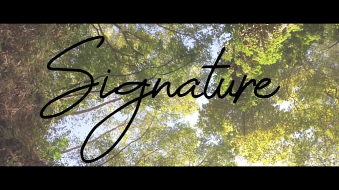 Animation handwriting signature for your video intro by Subham_graphic ...