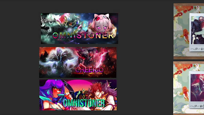 Create custom discord banners fast by Karstterrainart | Fiverr