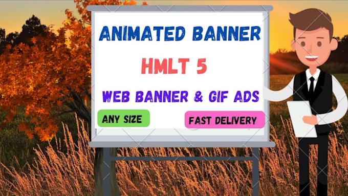 Design attractive animated banner,html5 and gif banner ads by Eman1100 | Fiverr