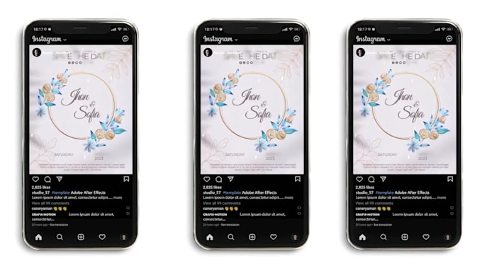 Create elegant custom invitations for insta whatsapp by Jitesh_2002 ...