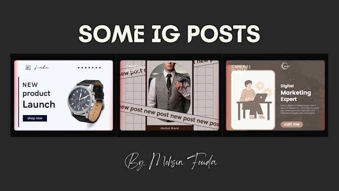 Make a professional and eye catching posts for ur business by ...